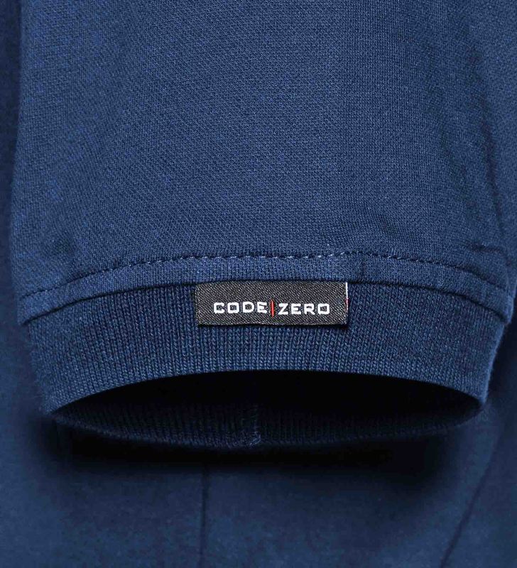 CODE-ZERO Polo Shirt Men Coastal Navy Blue S | CODE-ZERO