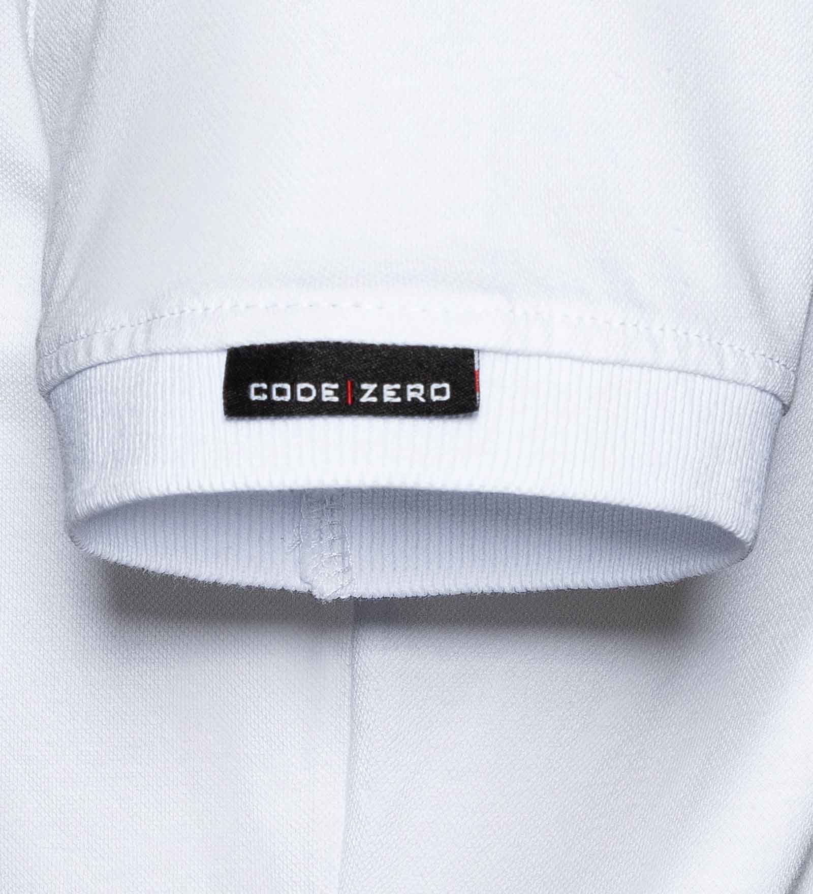 CODE-ZERO Polo Shirt Women Coastal White S | CODE-ZERO