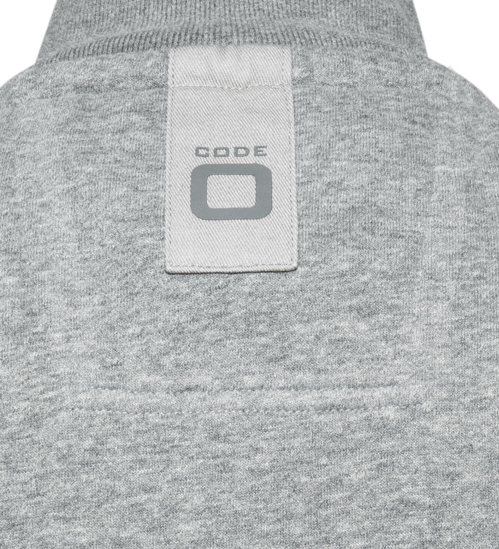 CODE-ZERO Sweat Jacket Men Bridge Grey S | CODE-ZERO